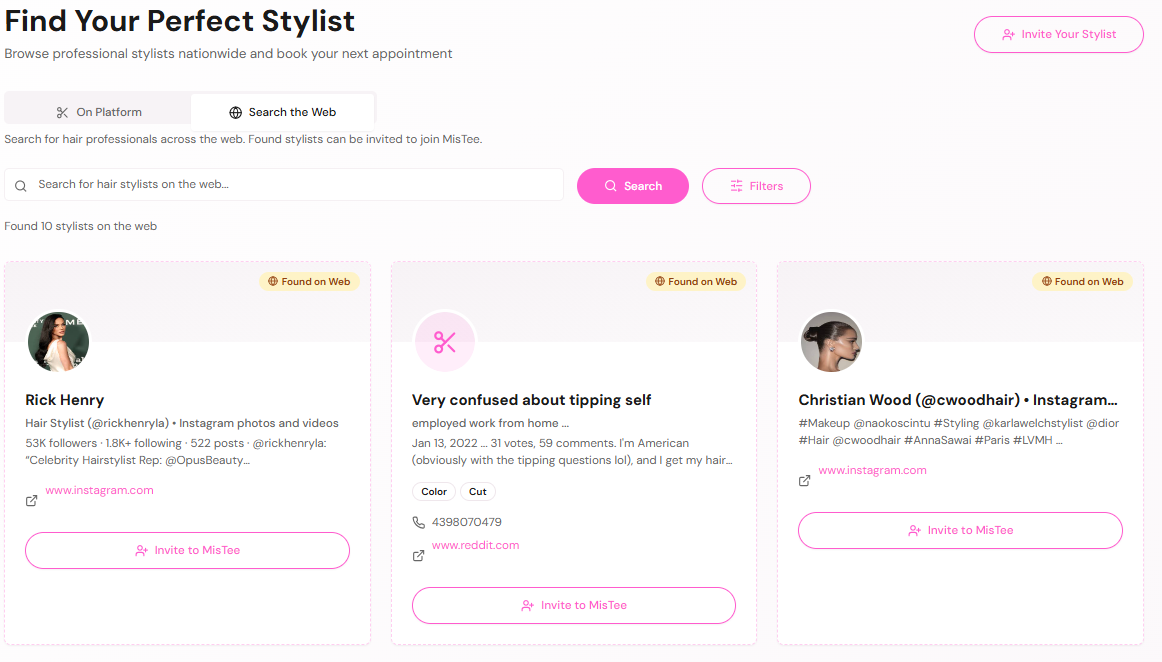 MisTee Digital Hair Planner - Plan Your Best Look. Protect Your Hair's ...